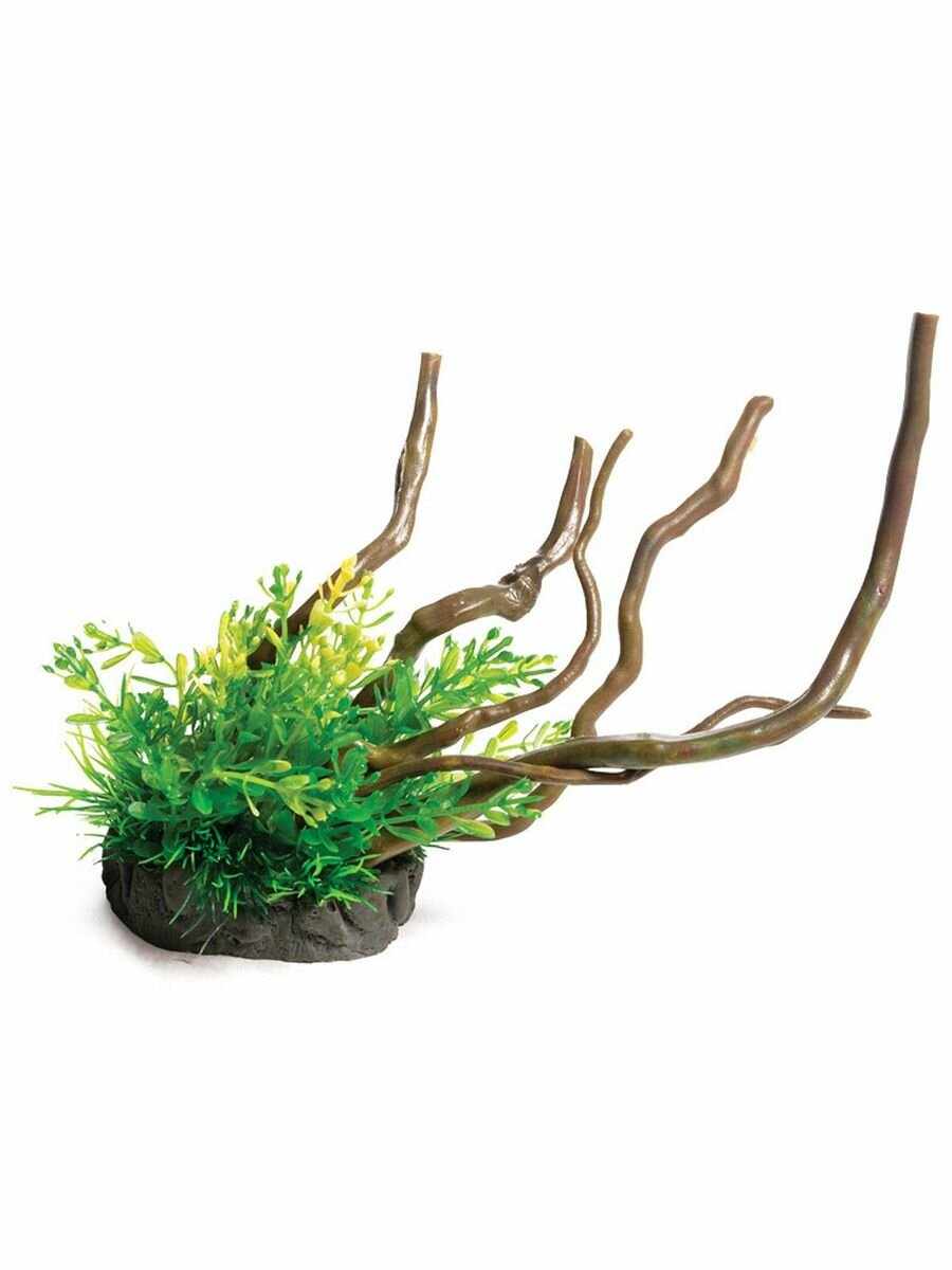 Грот Laguna "Коряга с растениями" S, 220*90*140мм