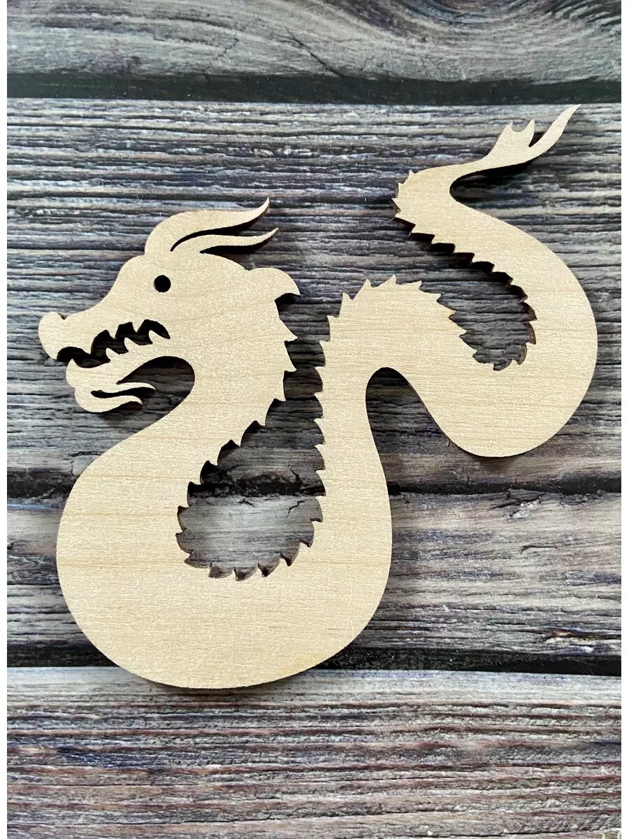 Деревянные заготовки для декупажа Дракон