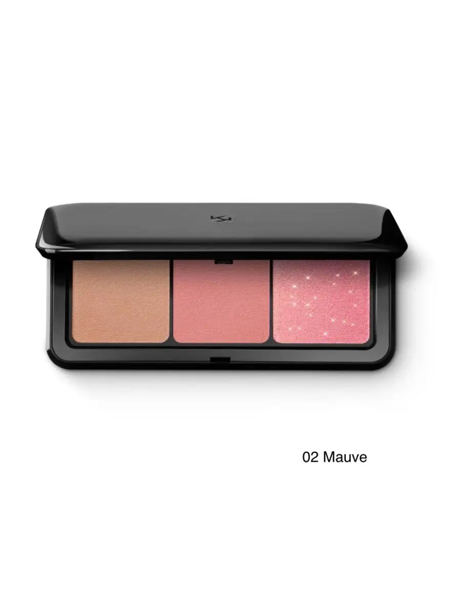 Палетка для лица, бронзер и румяна 02