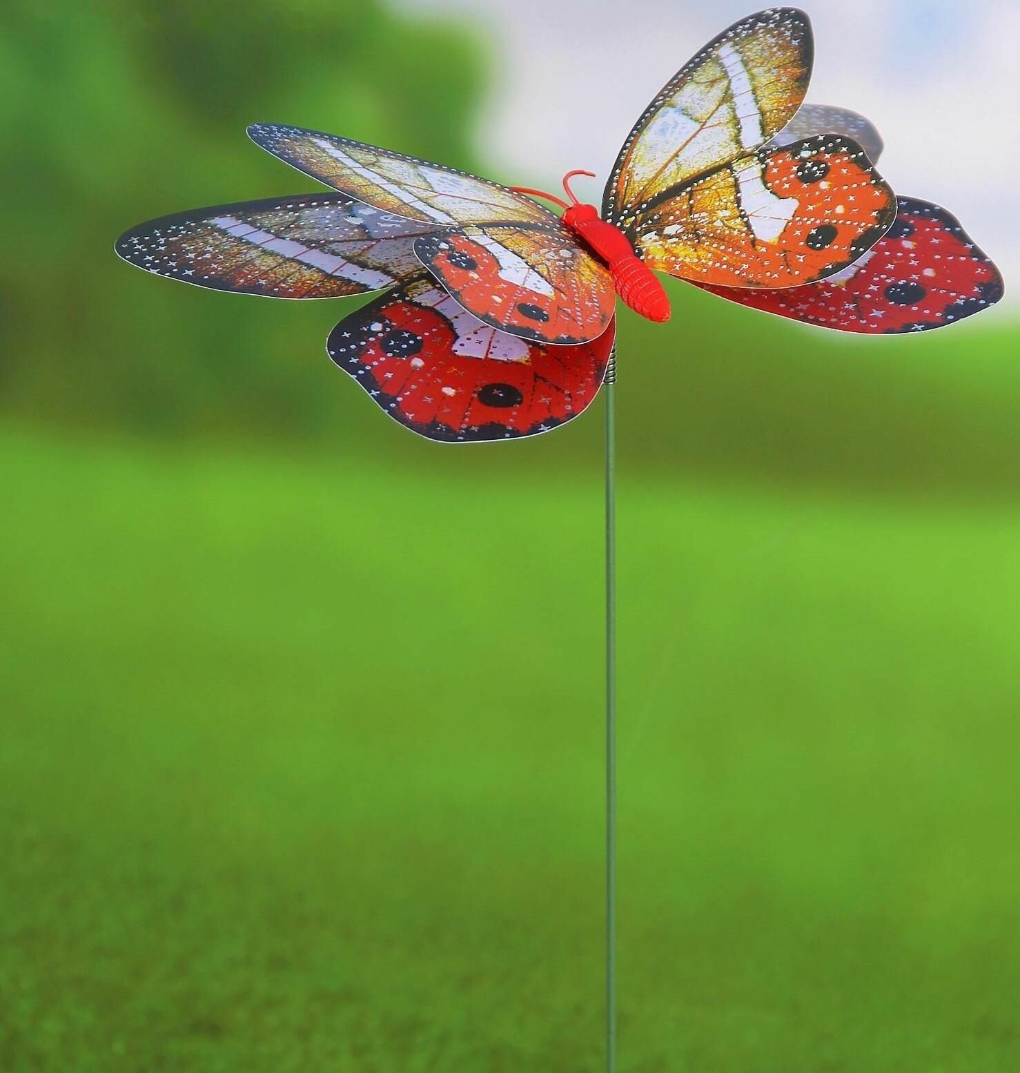 Штекер садовый Бабочка 20х14см, 45см