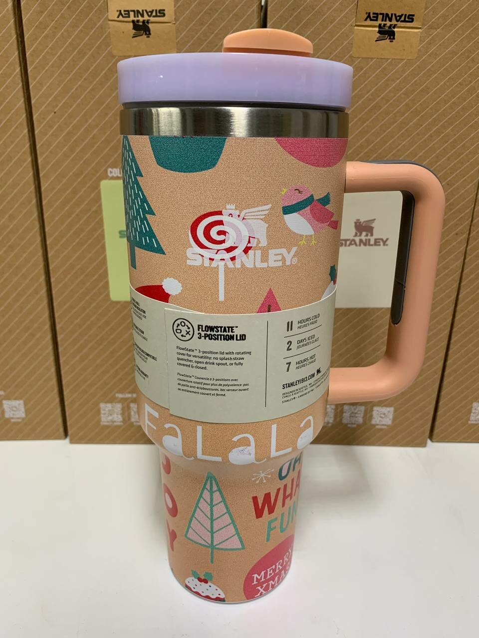 Термос-кружка из нерж. стали 304 STANLEY, 1,18 л, pink