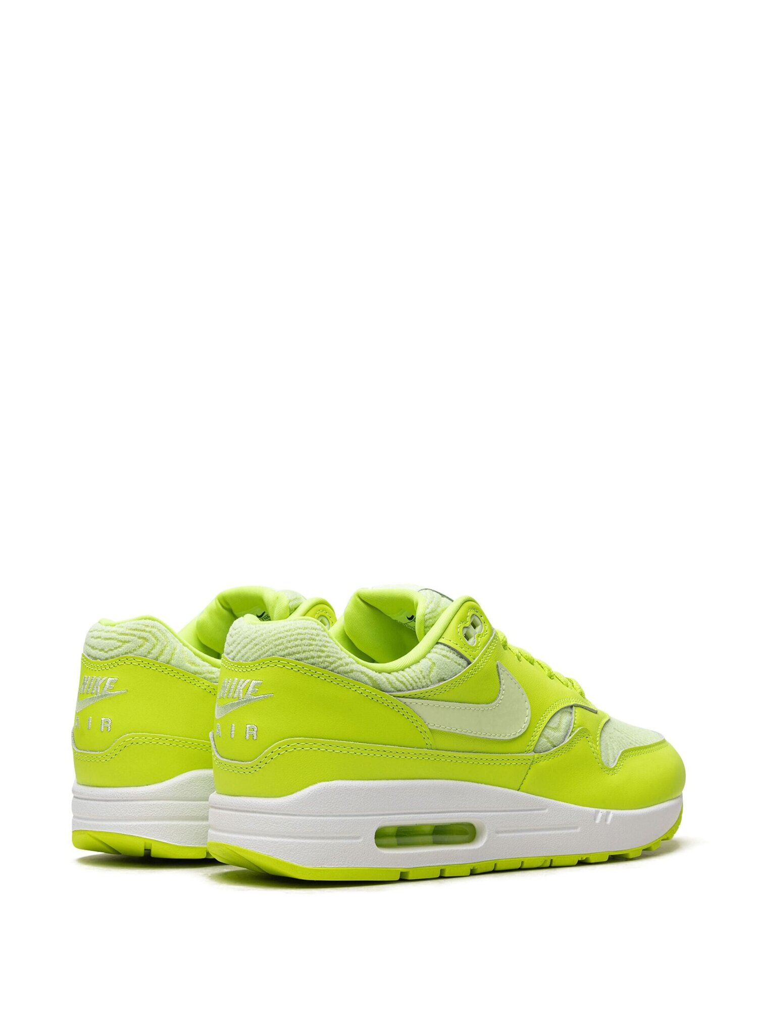 Кроссовки NIKE Air Max 1 PRM Volt, размер 10 US, зеленый, — фото 1