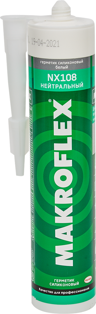 Герметик Макрофлекс силиконовый Нейтральный NX108 белый