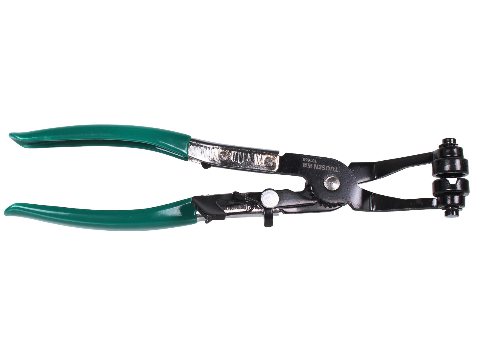 Клещи самозажимных хомутов загнутые 218мм