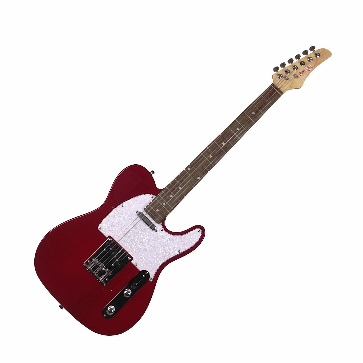 Электрогитара REDHILL TLX300 TR, Telecaster, S-S, ясень/клен, цвет прозрачный красный