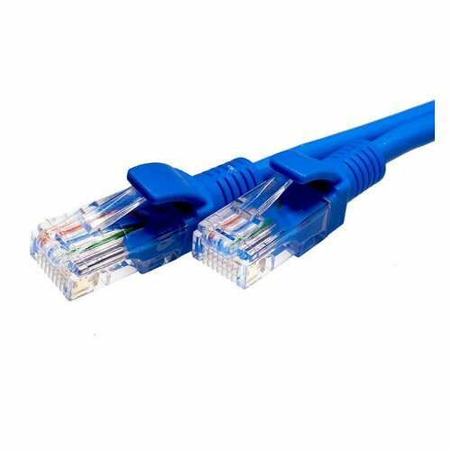 Патч-корд SUPRLAN 10-0149, вилка RJ-45, вилка RJ-45, кат.5E, LSZH, 3м, синий