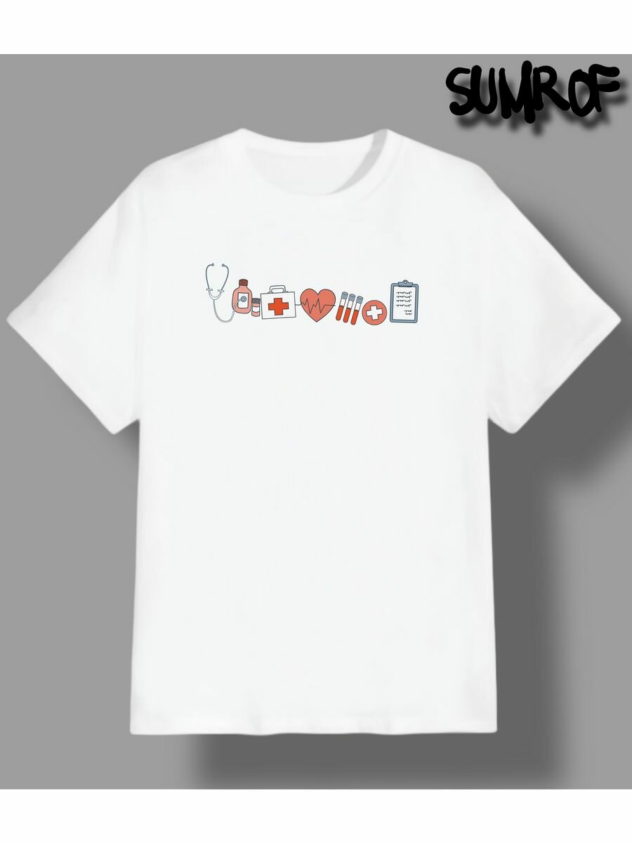 Футболка врач медицина