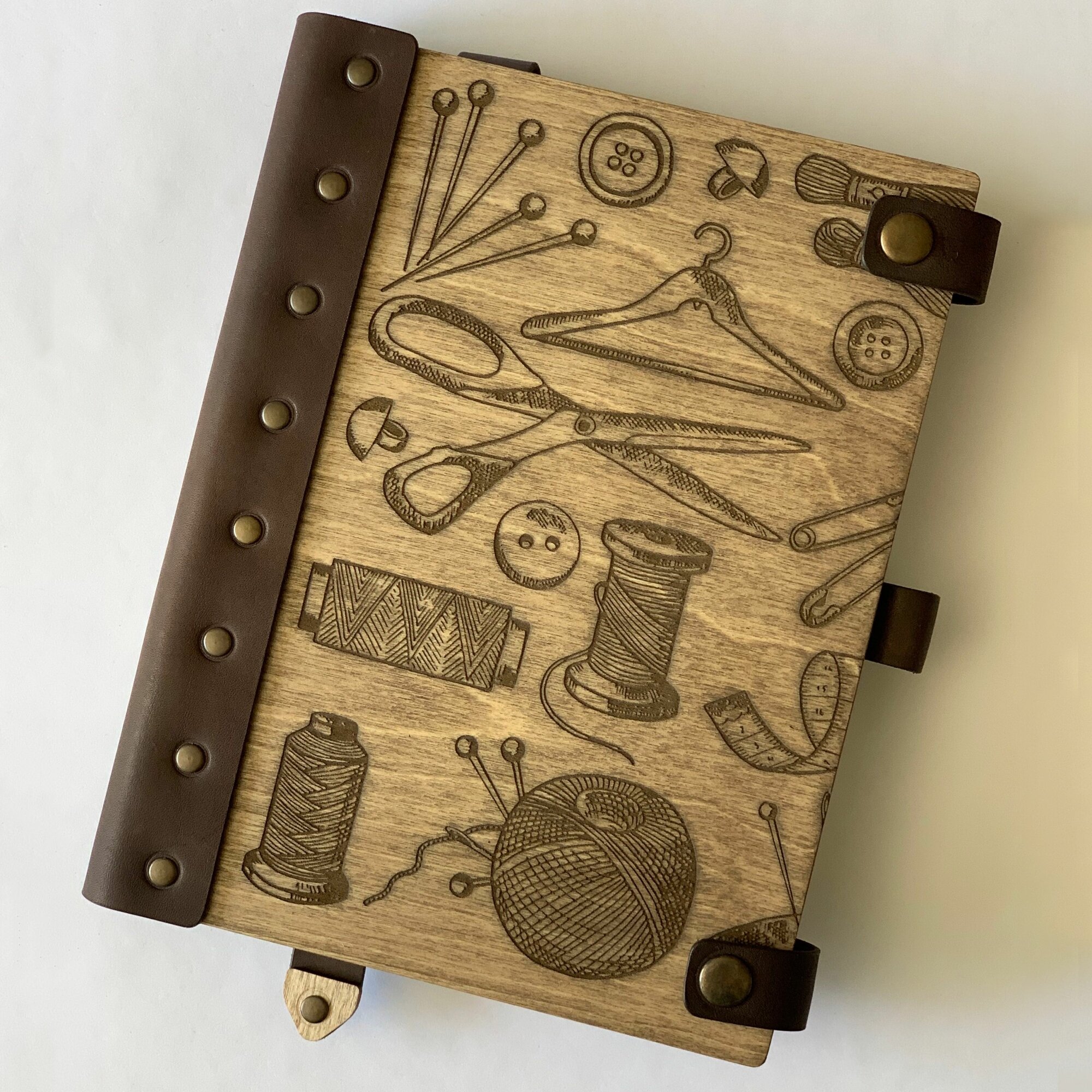 Блокнот швеи, блокнот портного, швейный планер, А5, в клетку, 160 л.