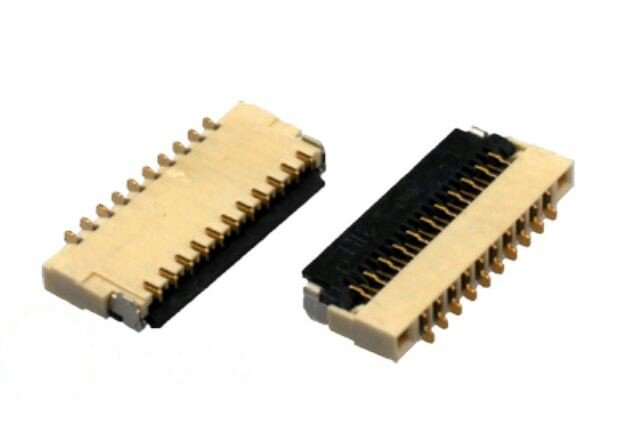 Разъем FPC Flip-Lock 0510-10RLGF 10 pin высота 1мм шаг 0,5мм