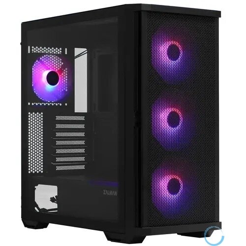 ZALMAN Z10 PLUS, без БП, боковое окно (закаленное сте