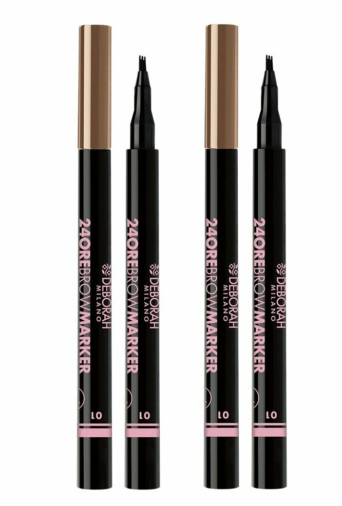Лайнер для бровей Deborah Milano, 24 Ore Brow Marker, тон 01 Блонд, 0,8 г. 2 шт.