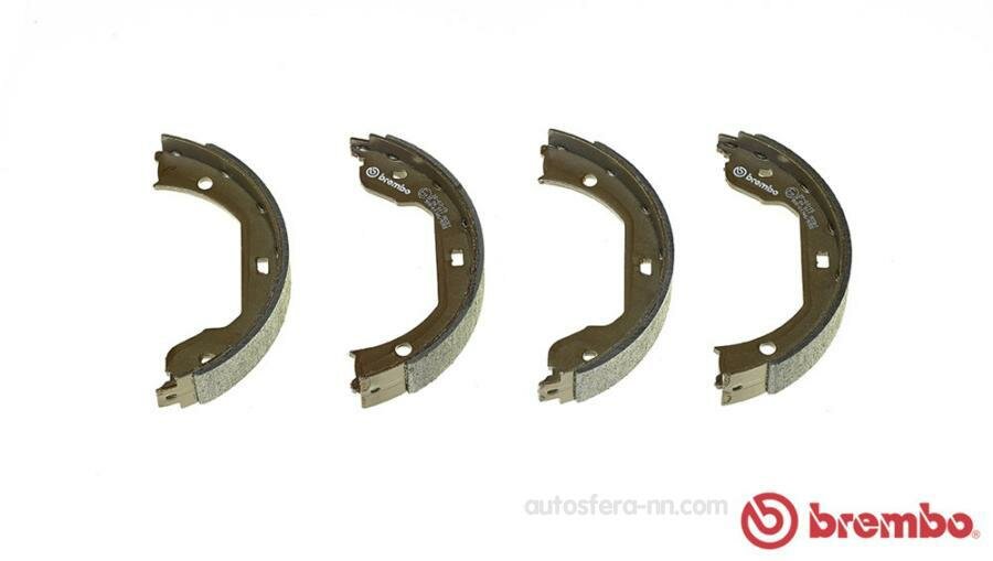BREMBO S06511 К-т бараб. тормоз. колодок