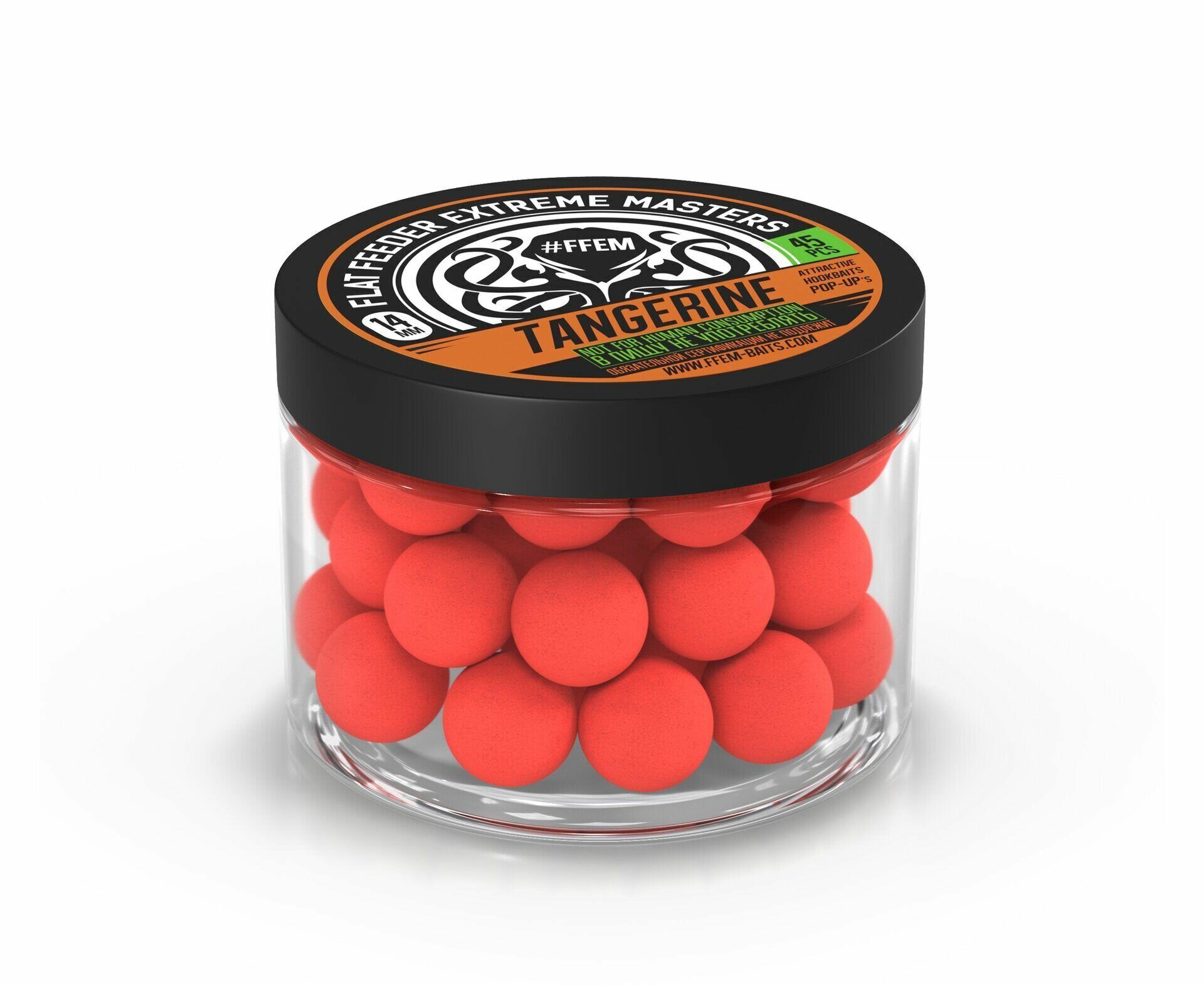 Бойлы плавающие FFEM Pop-Up Tangerine 14mm