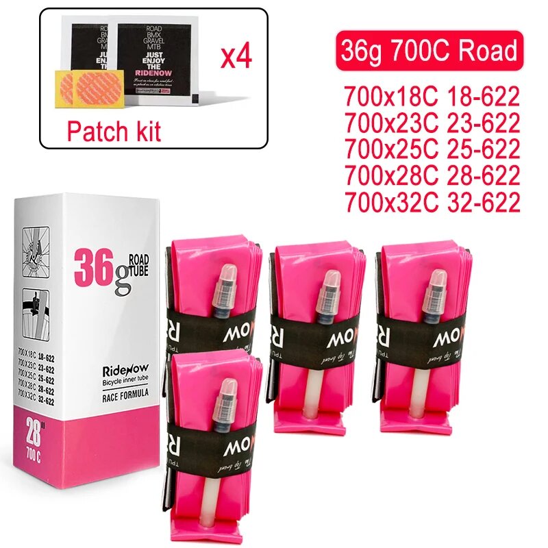 Велосипедная камера Ridenow из ТПУ Сверхлегкая камера для шоссейного велосипеда 700x18 23 25 28 32 35 37 40 47C Велосипедная трубка MTB 29x1,5 1,75 French Vavle