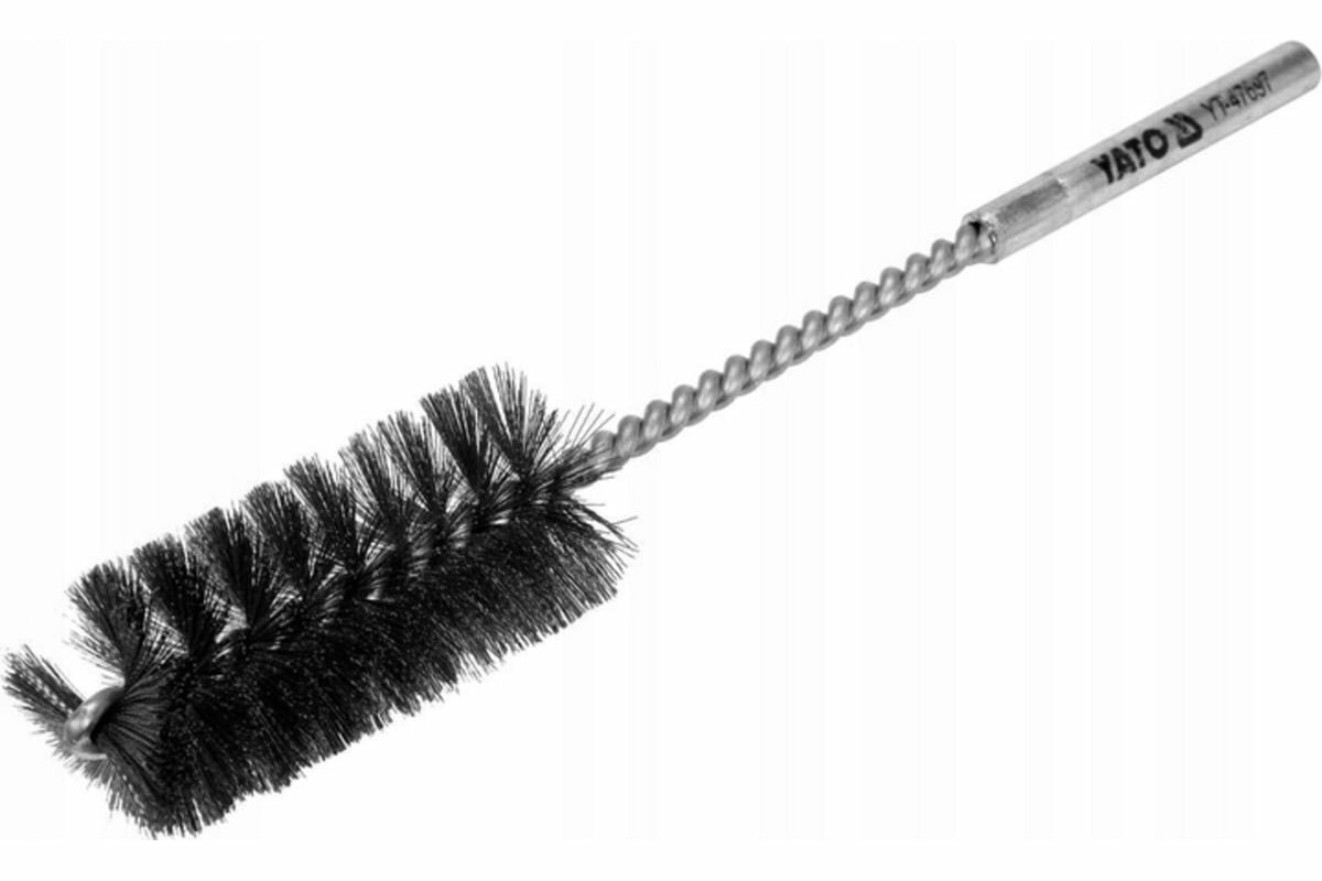 Щетка-ерш для чистки труб YATO 32 мм YT-47697 с рабочей частью из стали и удобной рукоятью
