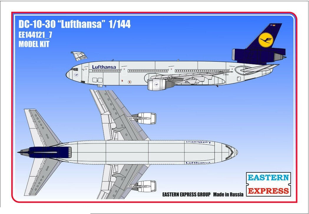 ЕЕ144121_7 Авиалайнер DC-10-30 Lufthansa