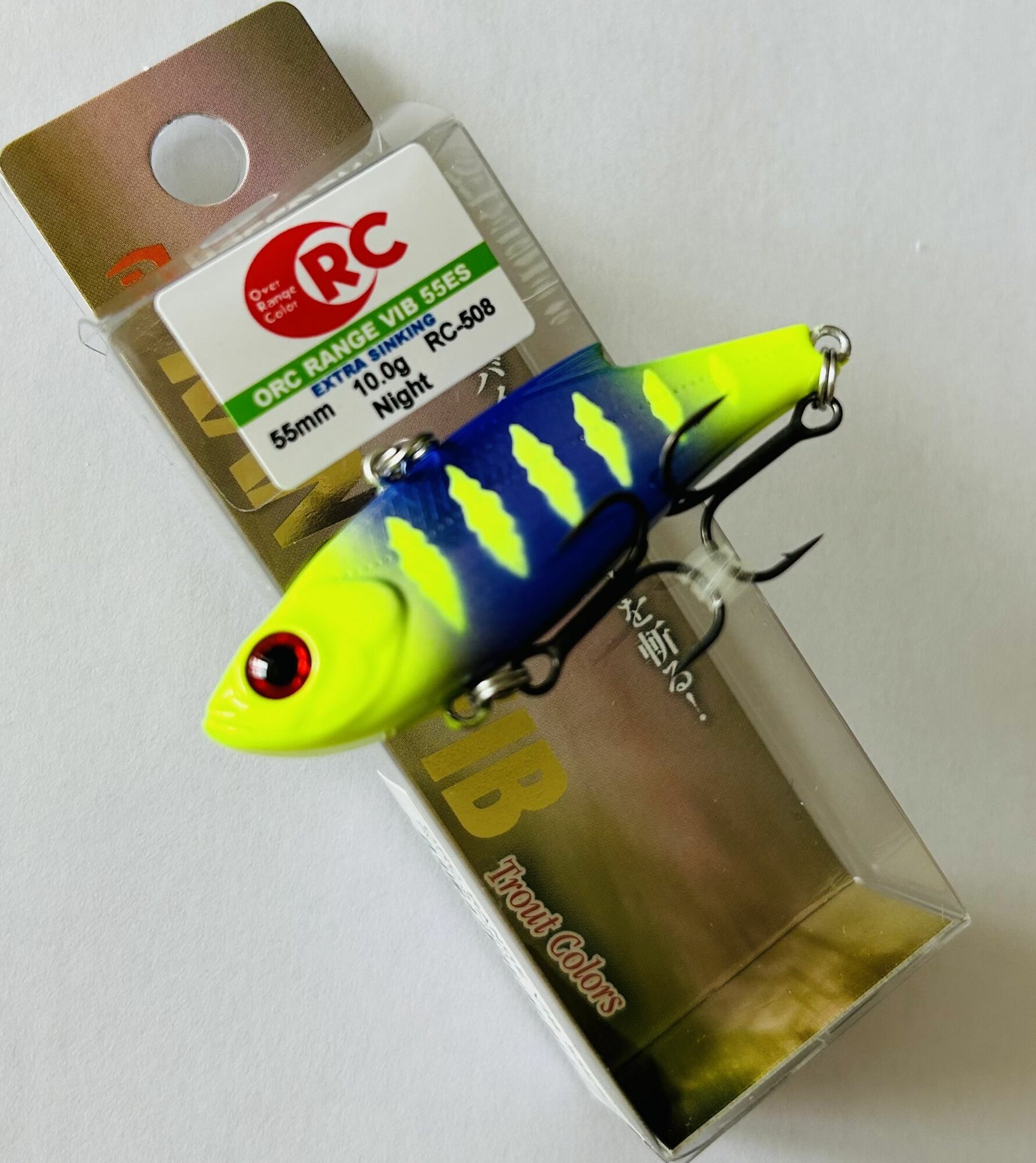 Новинка 2023 года! Раттлин Bassday Range Vib 55ES 10g цвет RC-508 #хищник