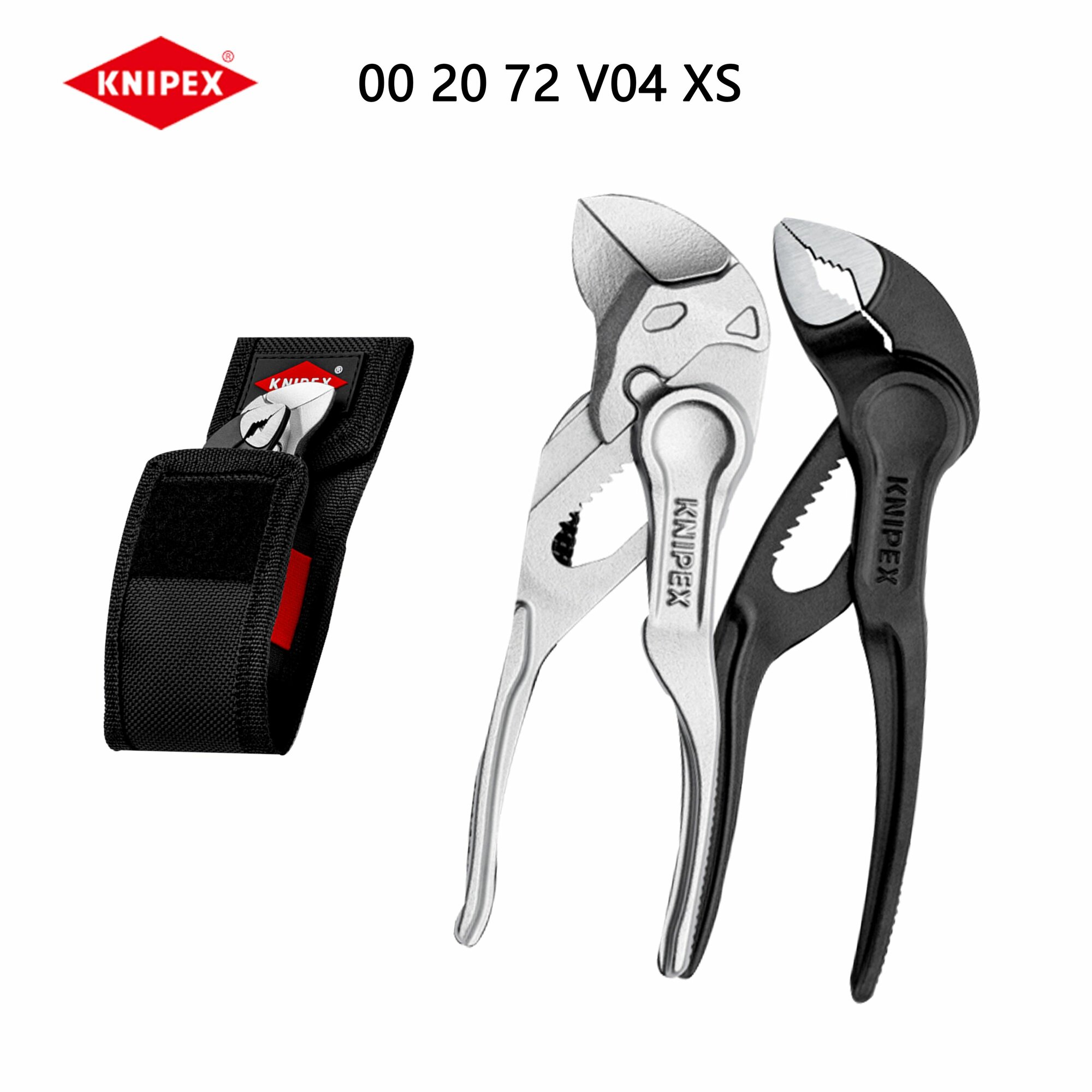 KNIPEX, Набор миниплоскогубцев,00 20 72 V04 XS,1 x 87 00 100, 1 x86 04 100-xin