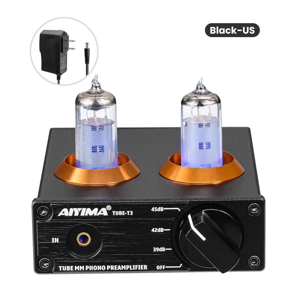 AIYIMA Audio T3 Фонокорректор with US adapter