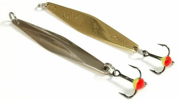 Блесна колеблющаяся NORD WATERS Romb PRO050007 CM зима вертикал. тройник c каплей 7.0г 50мм #SG