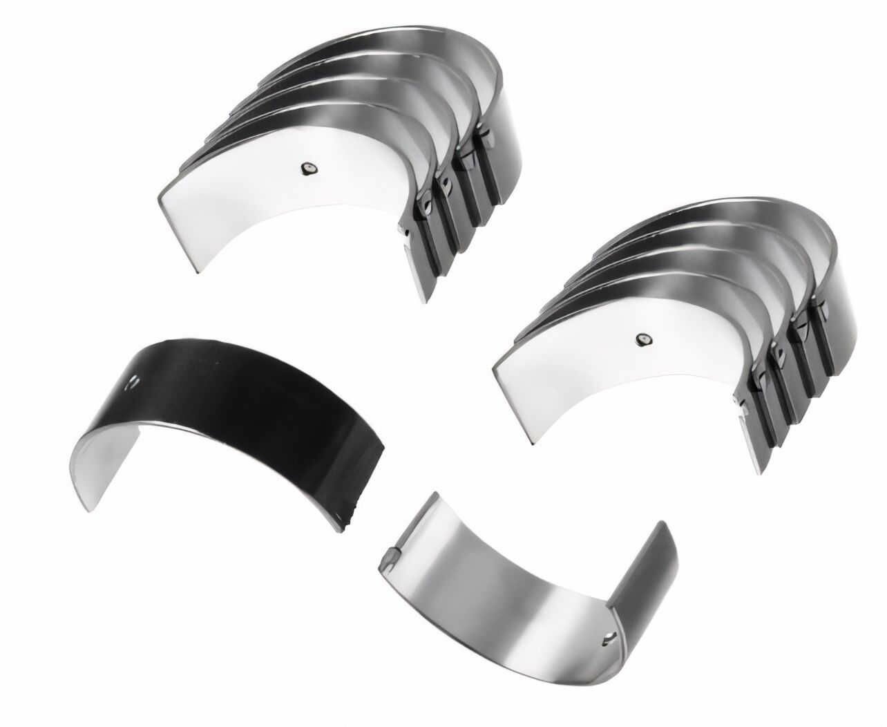 Вкладыши шатунные АО-20-1, АО10С2, Р4, для двигателя Д-160, 1 шт, серебристый