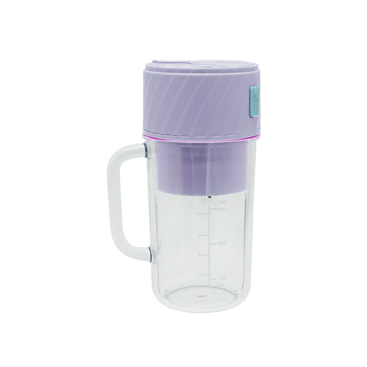 Полностью автоматическая маленькая электрическая дробилка для льда, соковыжималка для фруктов и овощей, перезаряжаемая для домашнего использования, студенческого общежития, портативная соковыжималка для улицы