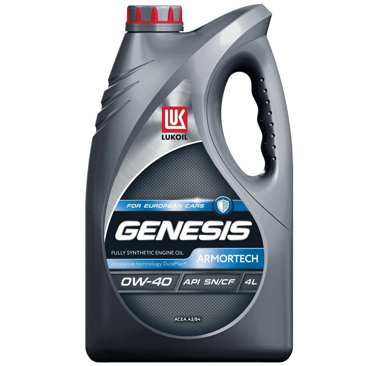 Синтетическое моторное масло ЛУКОЙЛ Genesis Armortech 0W-40, 4 л