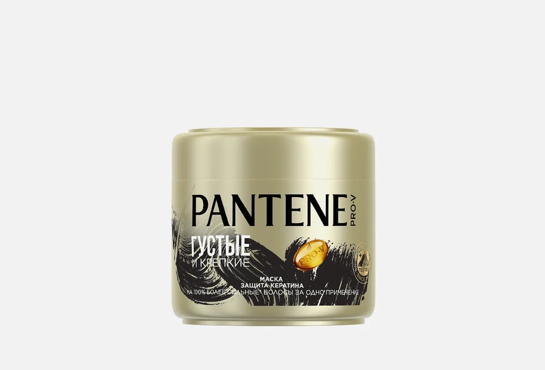 Маска для волос PANTENE Pro-V Густые и крепкие, для интенсивной защиты, 300 мл