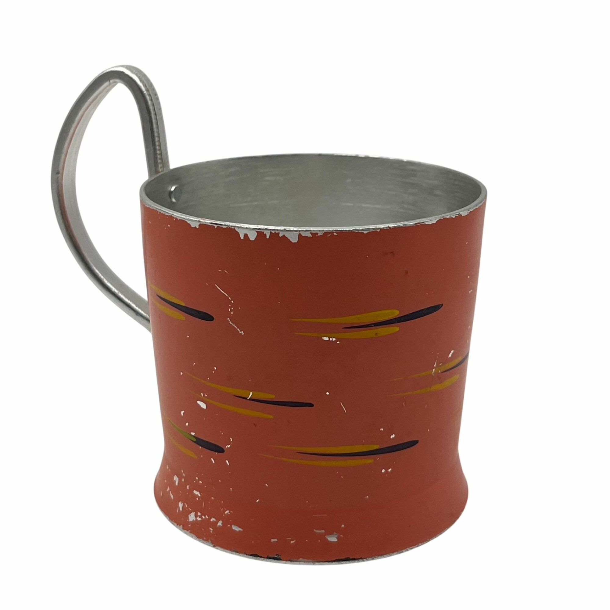 Советский винтажный алюминиевый подстаканник березка, есть клеймо. Сделано в СССР.