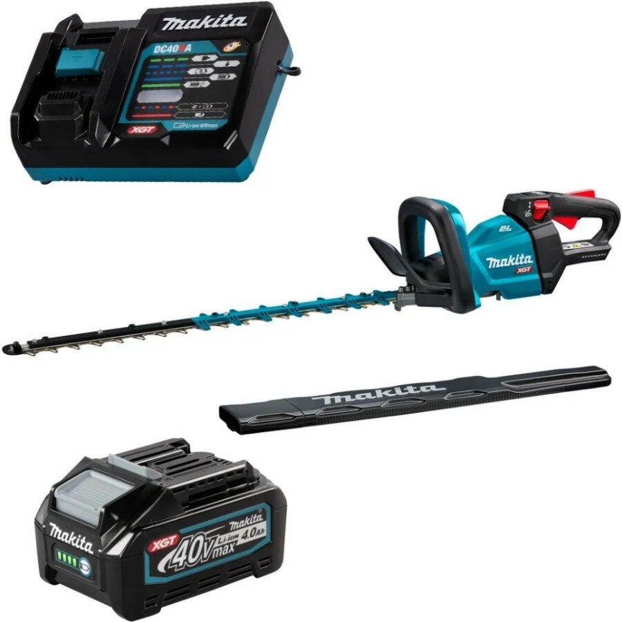 Кусторез аккумуляторный 40В - 60см (XGT, 1шт x 4Ач, з/у) Makita UH004GZM1