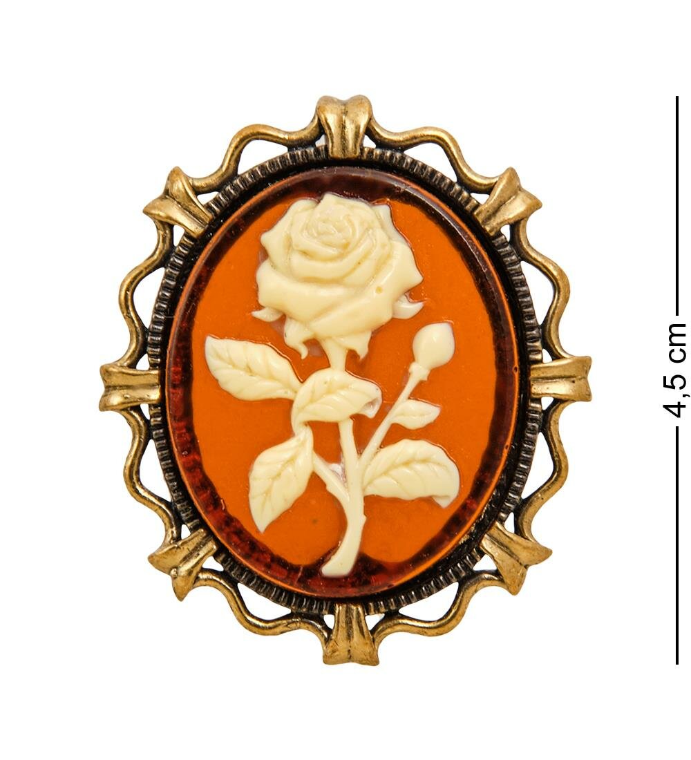 Брошь, янтарь