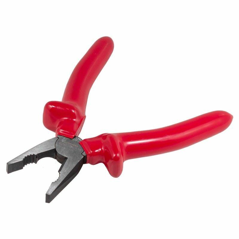 Плоскогубцы комбинированные диэлектрические 8"-200мм (1000V), на пластиковом держателе ROCKFORCE