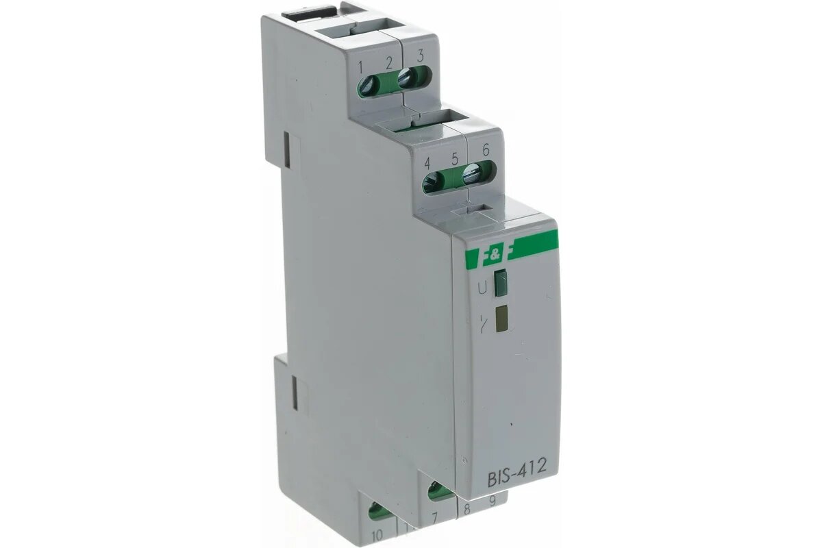 F&F BIS-412 бистабильное реле с групповыми входами включения и выключения EA01.005.007