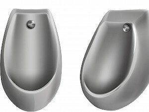 Писсуар антивандальный таурус групп Z02-03, из высококачественной нержавеющей стали AISI 304 толщиной 1,5 мм, размером ВхШхГ: 875x320x350 мм, весом 15 кг, монтаж подвесной, с внешней подводкой воды. В комплектации идет сифон LZAO