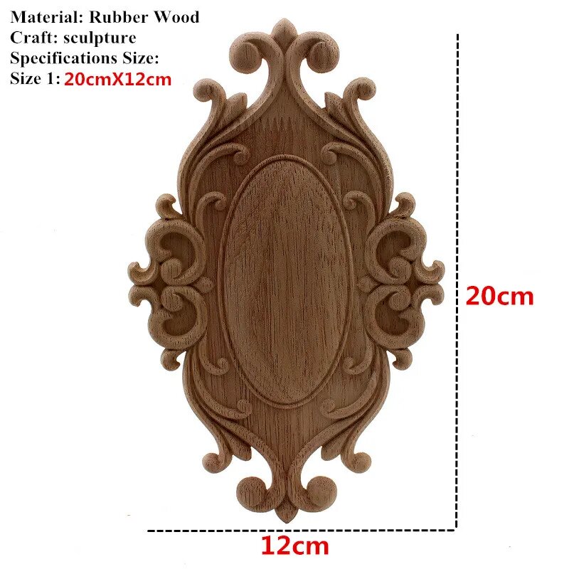 Деревянная скульптурная рамка 20cmX12cm