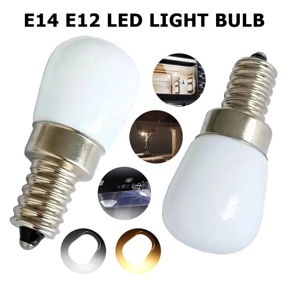 YORYZENG Светодиодные лампы для холодильника и швейных машин теплый белый, E14 DC24V