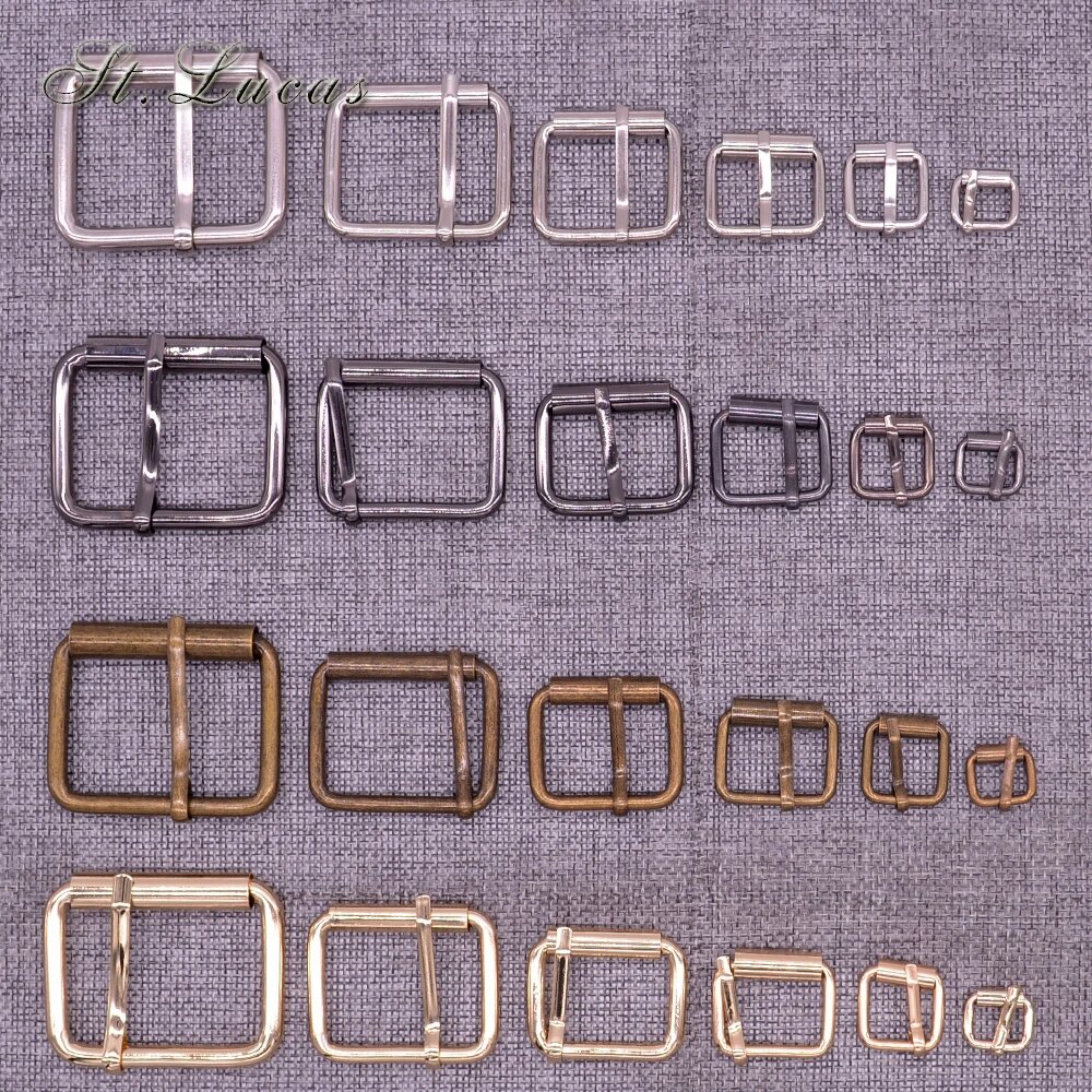 Пряжки St.Lucas металлические квадратные 10 шт. 10MM, Silver 701 10pcs