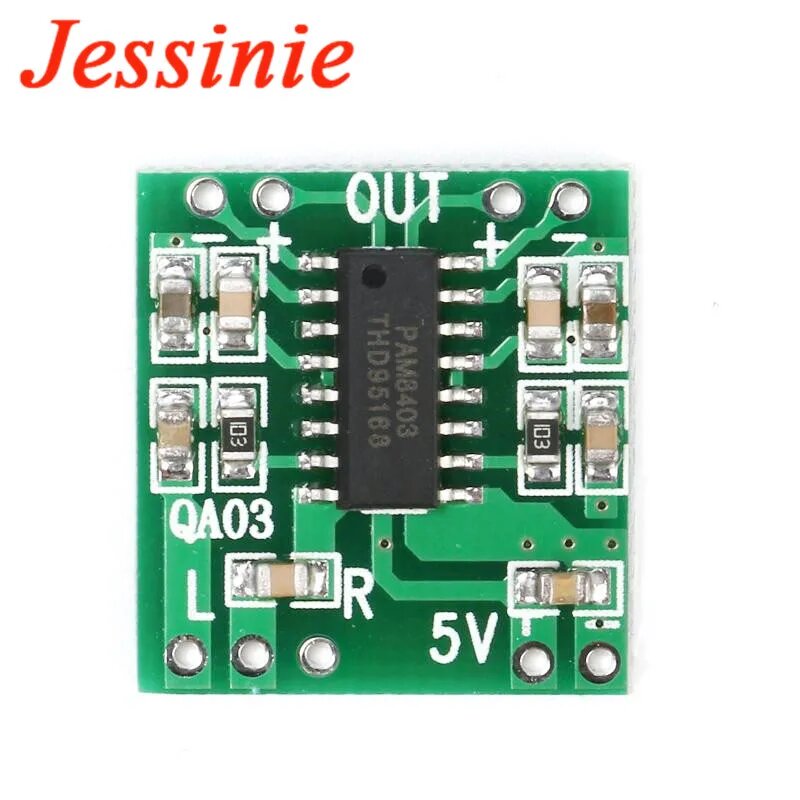 Плата цифрового мини-усилителя, совместимая с Bluetooth 5,0, PAM8403, модуль, класс D, аудио, стерео, микро-USB, переключатель управления громкостью