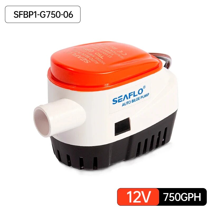 SEAFLO Погружной дренажный насос 12В Оранжевый, 12V750