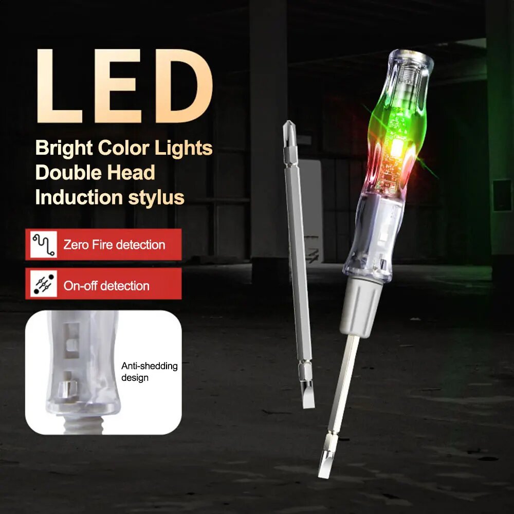 110 В 220 В интеллектуальный тестер напряжения ручка бесконтактный индукционный цифровой детектор мощности карандаш электрическая отвертка схема зонда