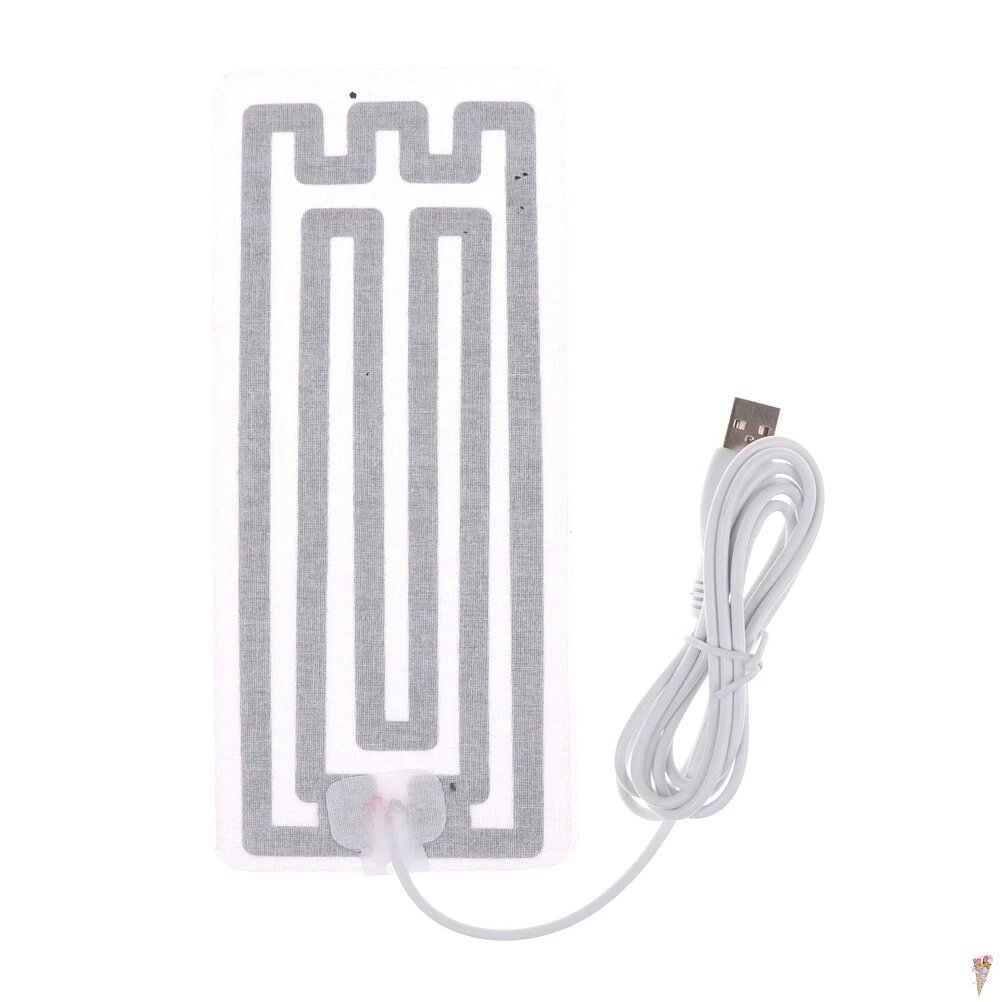 Греющий коврик USB 8x18 см, белый