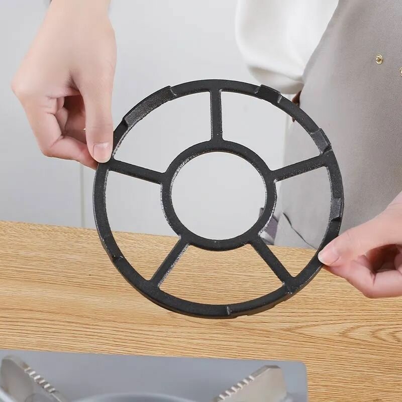 Прочная чугунная подставка для вок на газовую плиту 175 мм, универсальная и компактная