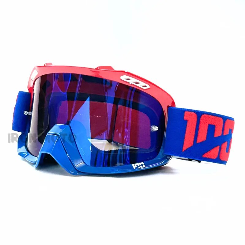 Очки для мотокросса，питбайк очки，мото эндуро квадроцикл，мотоочки，очки для мотоцикла，очки мотокросс，очки кроссовые，очки мотоциклетные，Motorcycle ATV Dirt Bike Glasses MX Motocross Goggles Синий, 1006-7