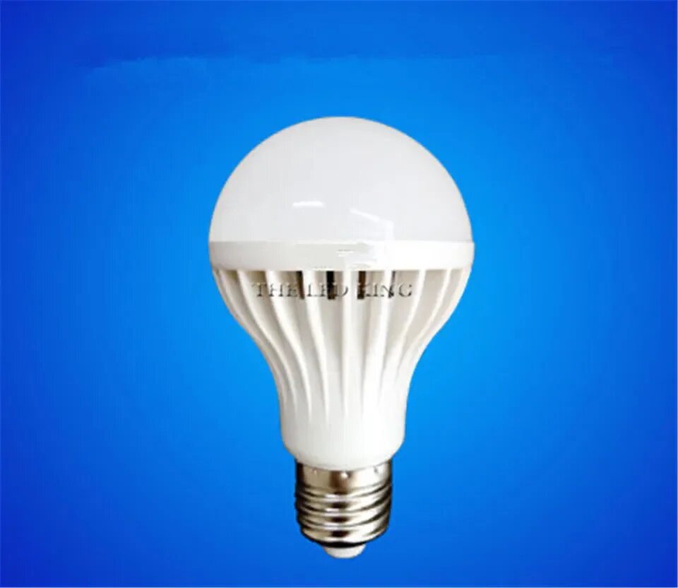 Светодиодная лампа-датчик движения THEBSE E27 белый 3-12Вт Sound Sensor, Теплый желтый, 7 Вт