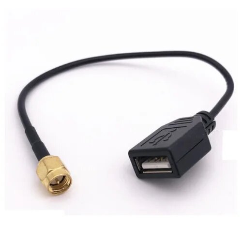 Кабель-переходник BNC/SMA на USB, 0.2m, SMAM-USBF-RG174