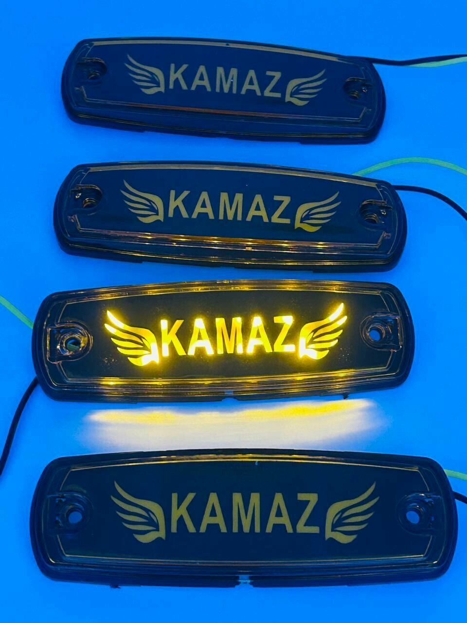 Указатель габаритов Kamaz 12-24V Хром LED 4 шт