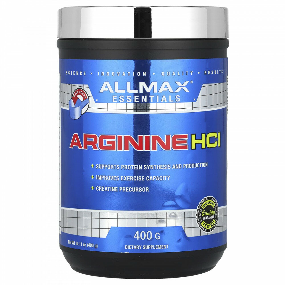ALLMAX, Essentials, аргинин гидрохлорид, 400 г (14,11 унции)