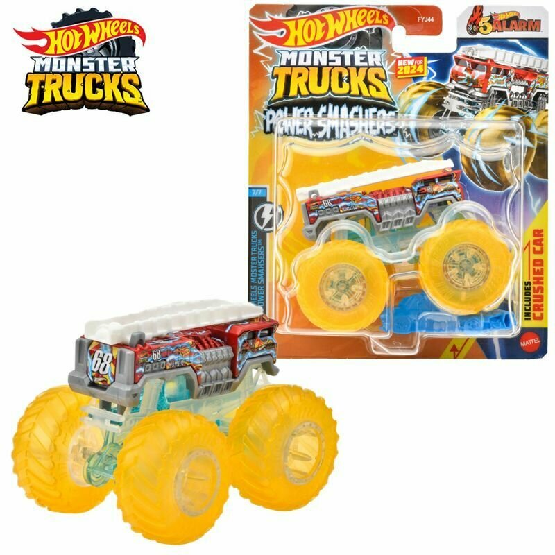 Машинка Mattel Hot Wheels Monster Trucks (Монстр трак)FYJ44 5 Alarm