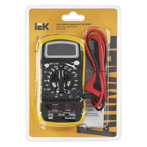 Мультиметр IEK MasterMAS830L