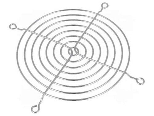 Крепление для кулера, решетка для вентилятора FANOVER FG-12, 120х120мм, металл, монтаж винт